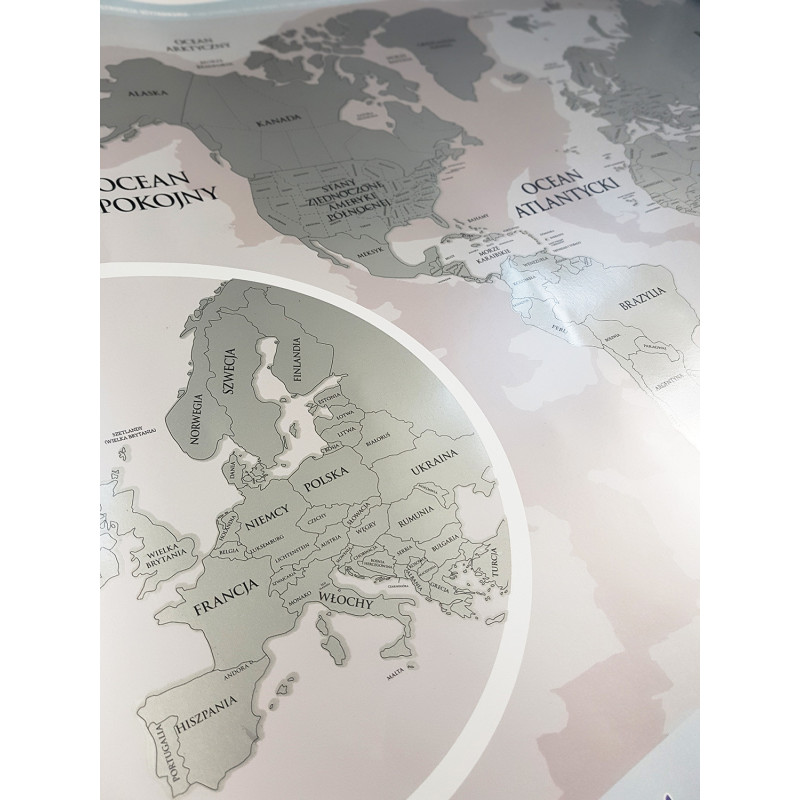 Mapa Zdrapka Premium