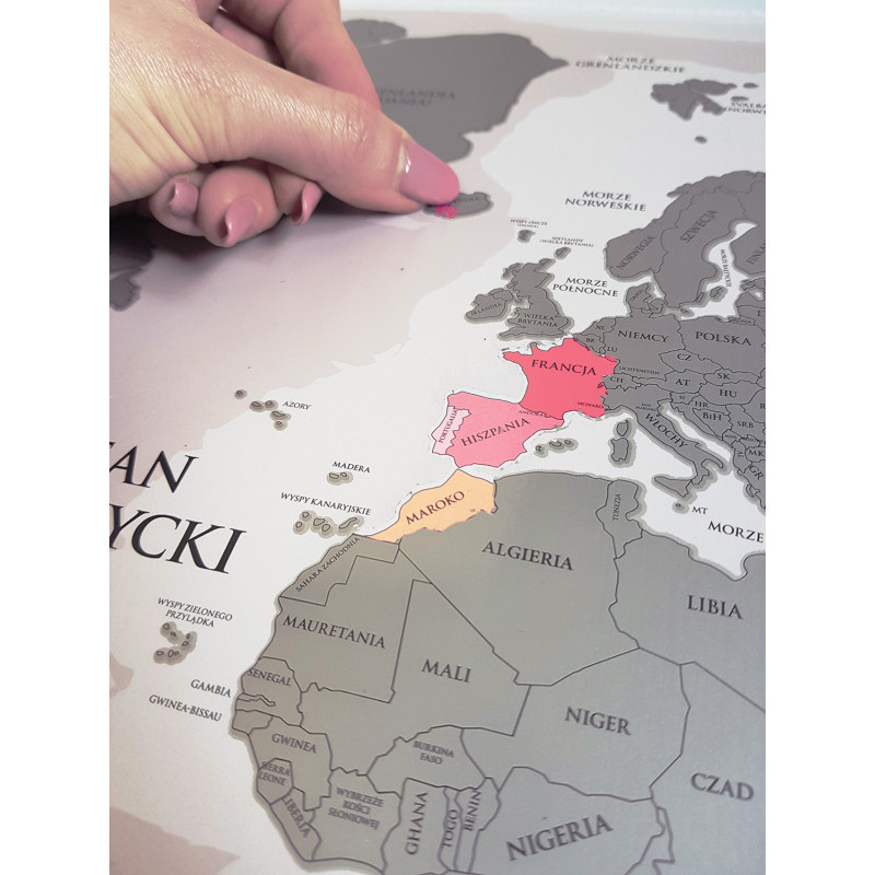 Mapa Zdrapka Premium